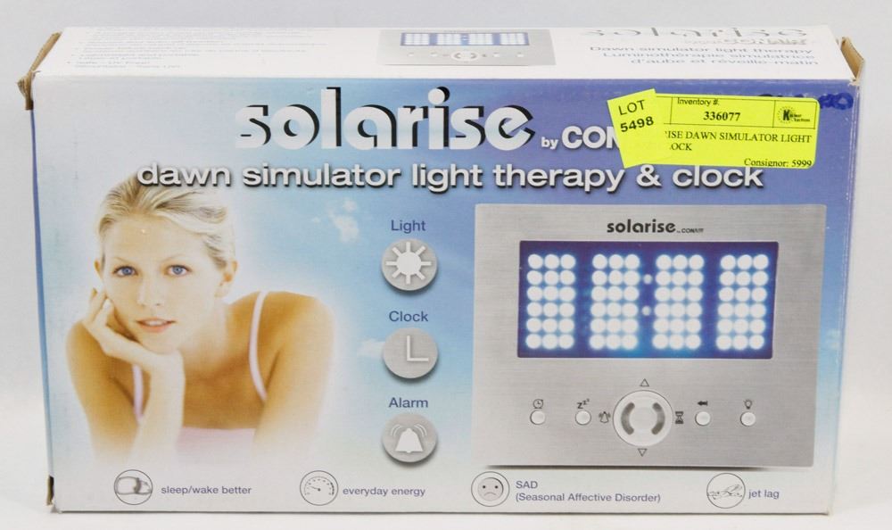SOLARISE DAWN SIMULATOR LIGHT AND CLOCK