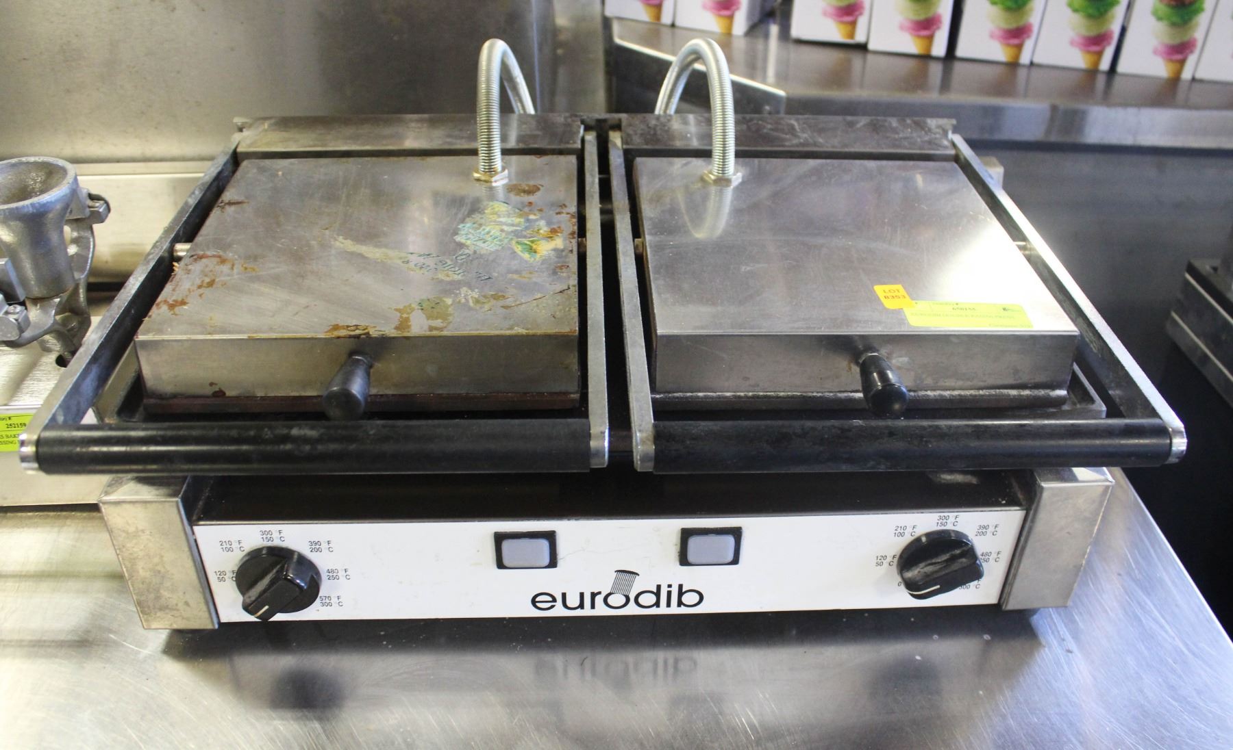 EURODIB DOUBLE PANINI PRESS