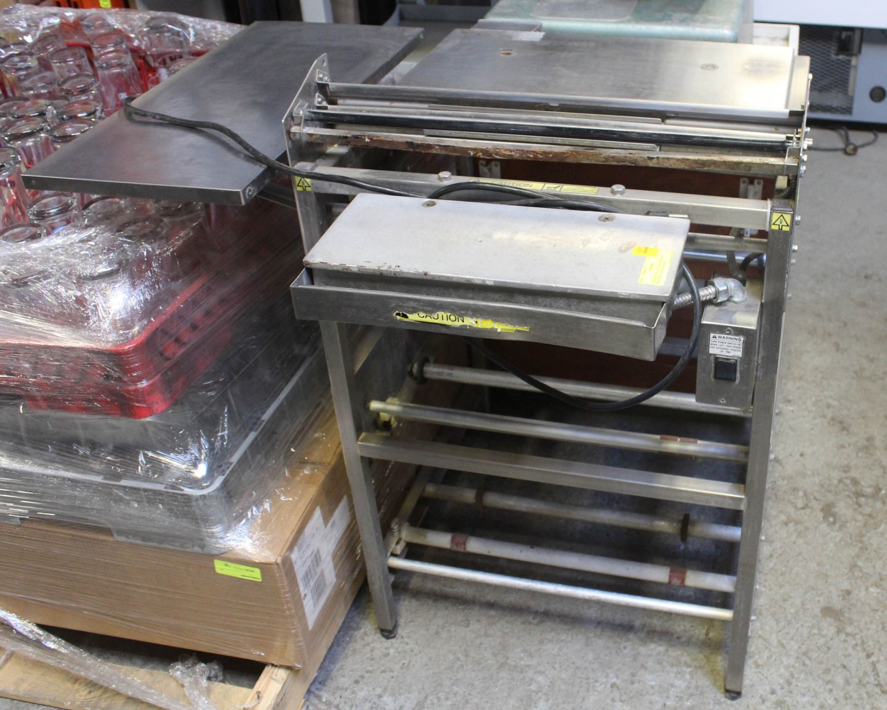 COMMERCIAL STAINLESS STEEL WRAPPING AND SEALING