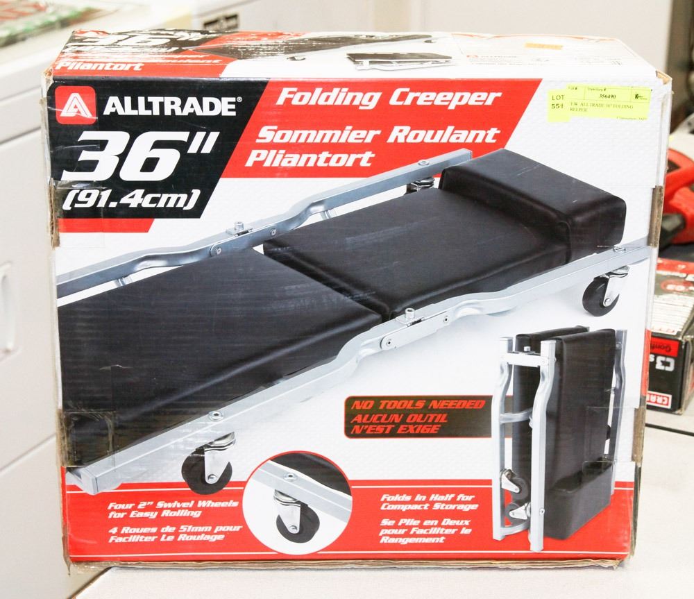 NEW ALLTRADE 36" FOLDING CREEPER
