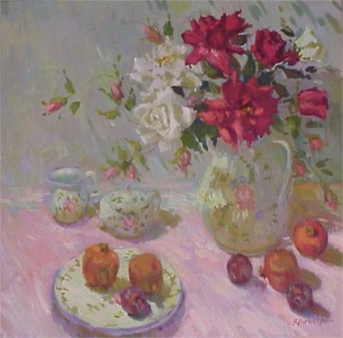 Sharon Burkett Kaiser (20th Century) American TABL