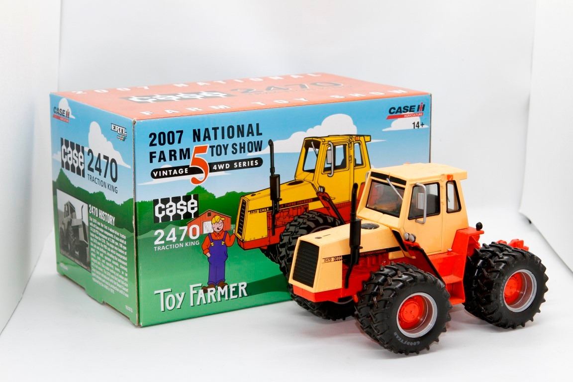 Case 2470 Traction King '07 Farm Toy Show Vintage 5 4WD Series Ertl 1: ...