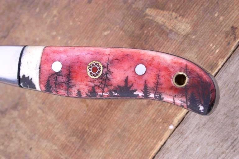 Montana Territory Knives Yellowstone Fire Knife