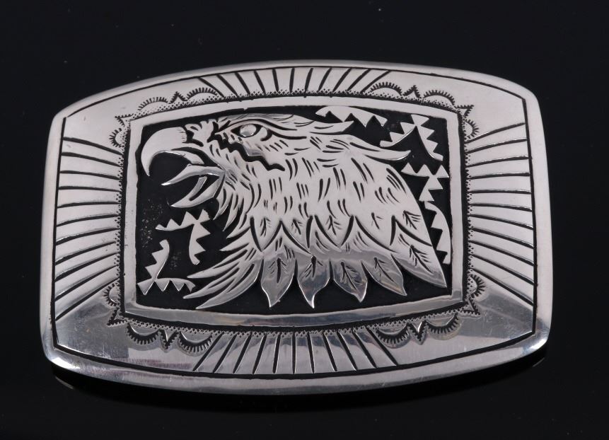 Thomas Singer Sterling Silver Belt Buckle