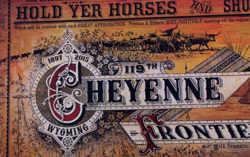 Cheyenne Wyoming Frontier Days Rodeo Poster