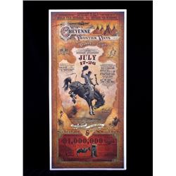 Cheyenne Wyoming Frontier Days Rodeo Poster