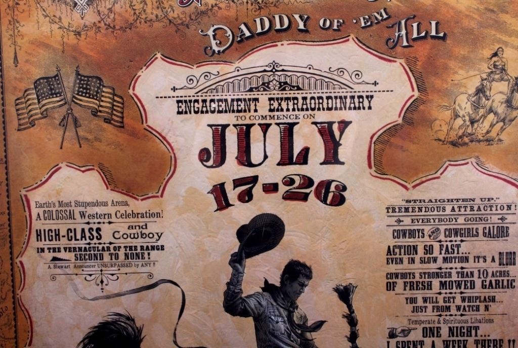 Cheyenne Wyoming Frontier Days Rodeo Poster