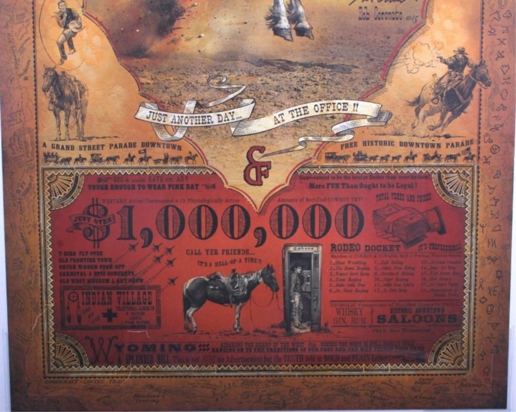 Cheyenne Wyoming Frontier Days Rodeo Poster