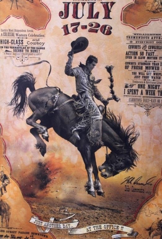 Cheyenne Wyoming Frontier Days Rodeo Poster