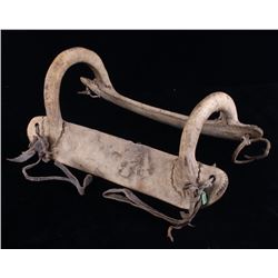 Comanche Wood and Rawhide Saddle 19th Century