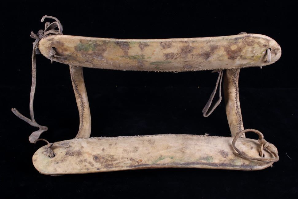 Comanche Wood and Rawhide Saddle 19th Century