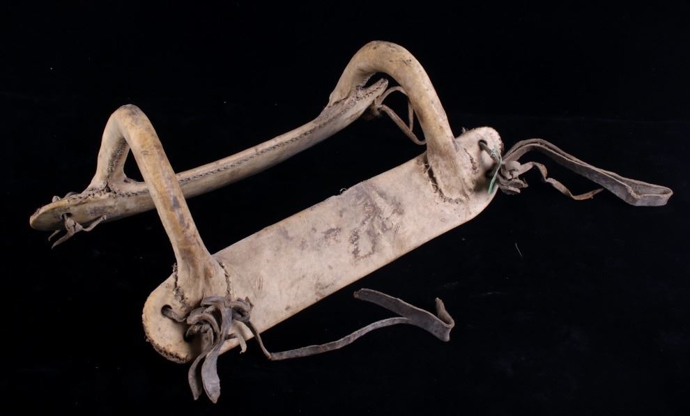 Comanche Wood and Rawhide Saddle 19th Century