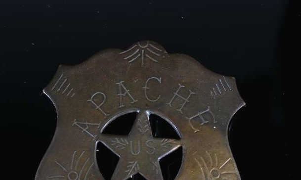 Pair of Native American Indian Police Badges