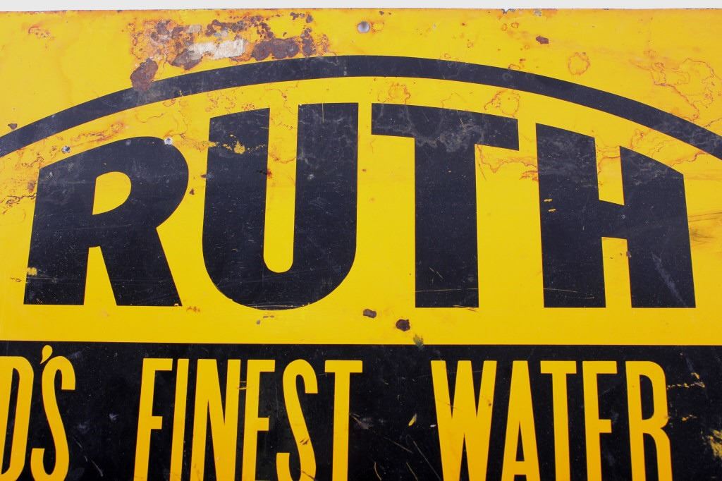 Ruth Berry Water Pump Vintage Sign