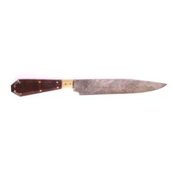 Select Custom Coffin Handle Drop Point Bowie Knife
