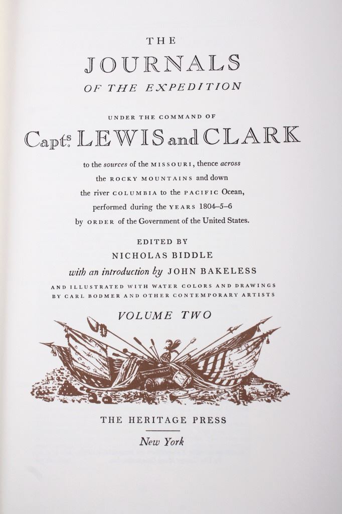 Journals of The Expedition of Lewis and Clark
