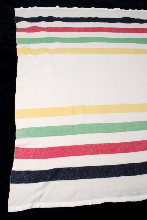 Traditional Striped Wool Trade Blanket