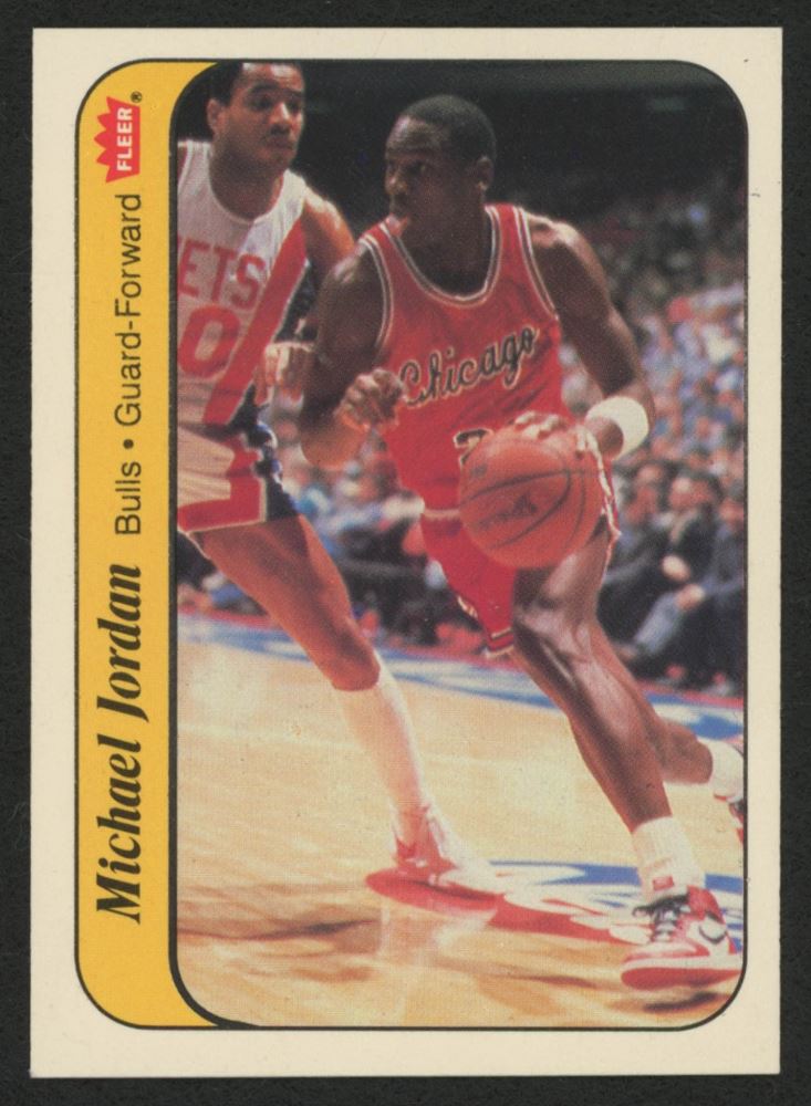 1986-87 Fleer Stickers #8 Michael Jordan