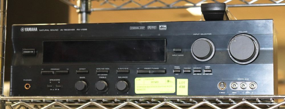 YAMAHA RECEIVER RX-V596 WITH REMOTE