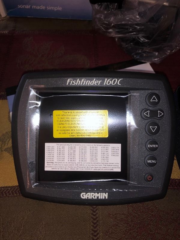 GARMIN FISH FINDER MODEL 160C COLOR SONAR/NEW