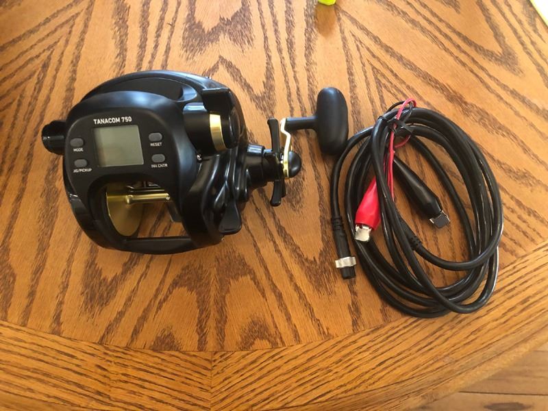 TANACOM 750 FISHING POWER ASSIST ELECTRIC REEL/NEW $599.99