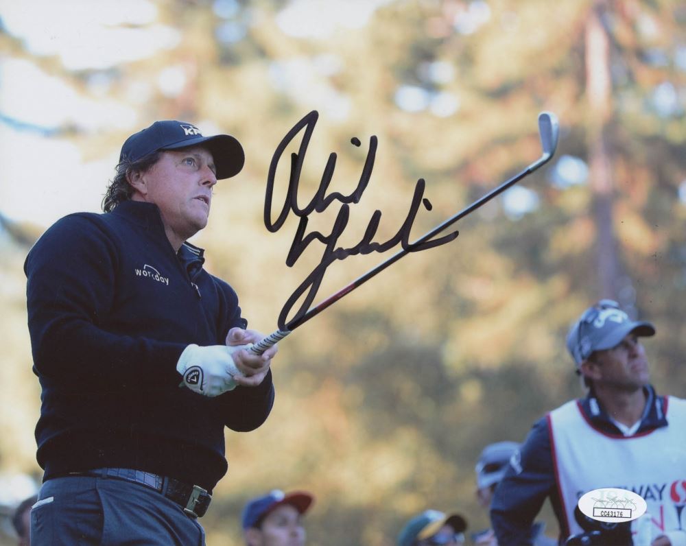 Phil Mickelson Signed 8x10 Photo (JSA COA)