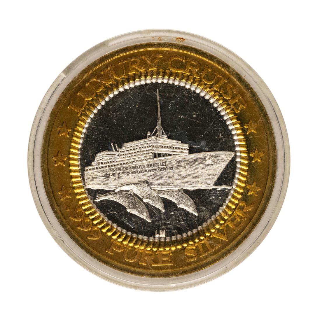 .999 Fine Silver Sunken Treasure Luxury Cruise $10 Limited Edition ...
