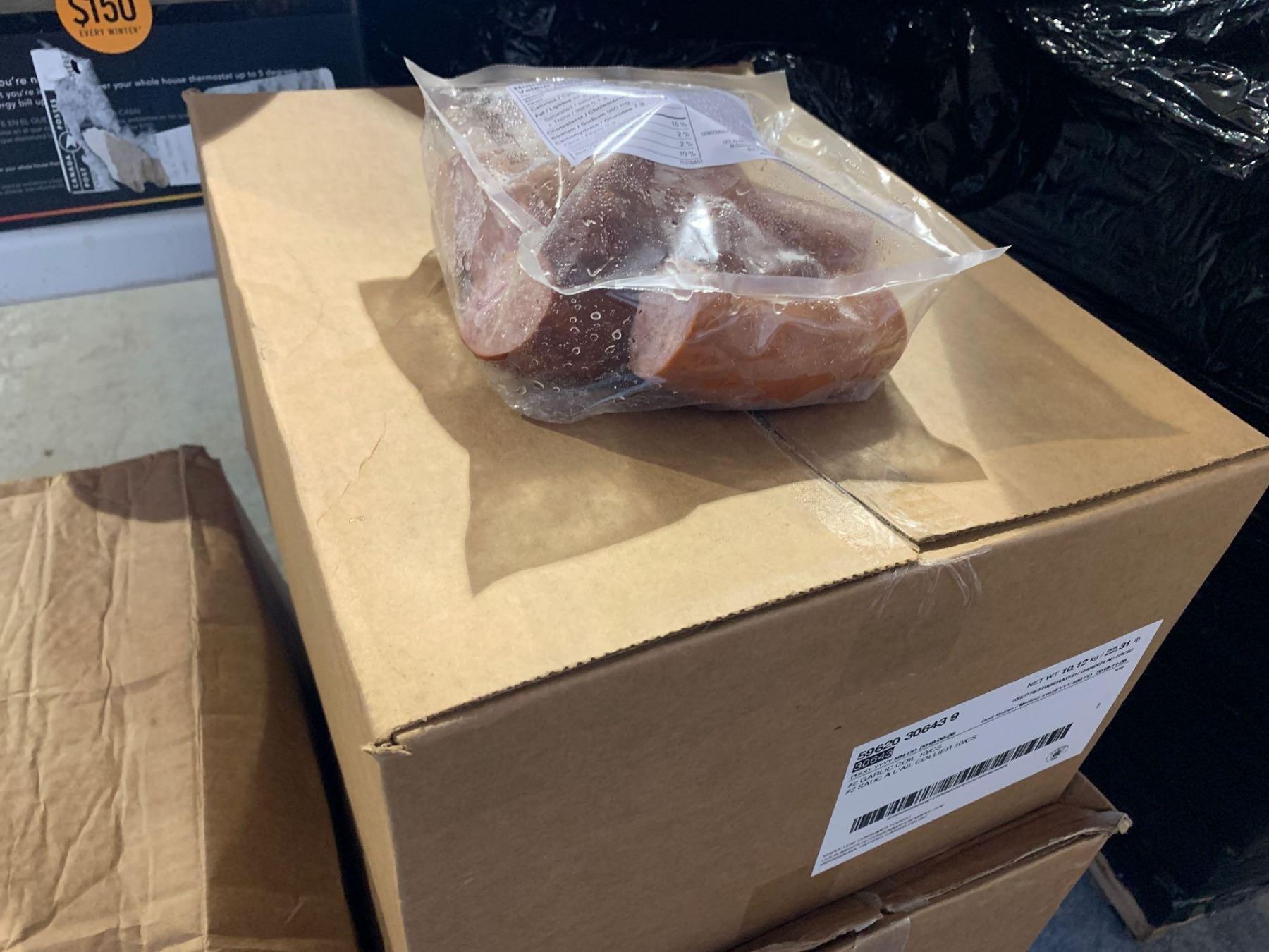 Case of #2 Garlic Coil Sausage (10.12kg)