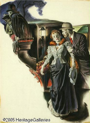 Joseph W. Little - Original Magazine Story Illustrati