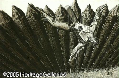 Bruce Minney - Original Magazine Story Illustration
