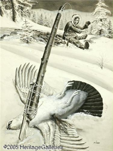 Bruce Minney - Original Magazine Story Illustration