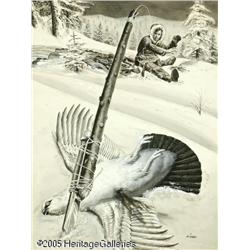 Bruce Minney - Original Magazine Story Illustration