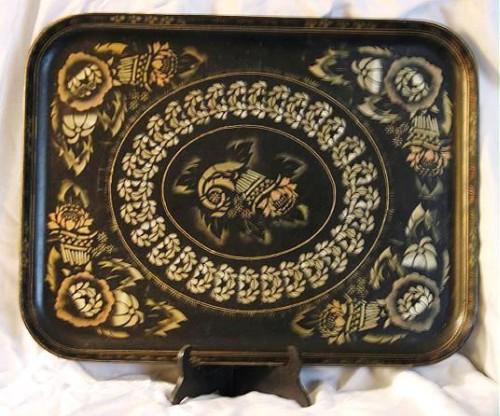 Early Victorian Paper Mache' Silent Butler.