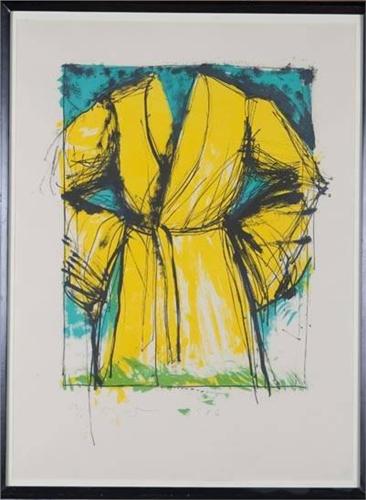Jim Dine Yellow Robe, 1986. Ed 12/20