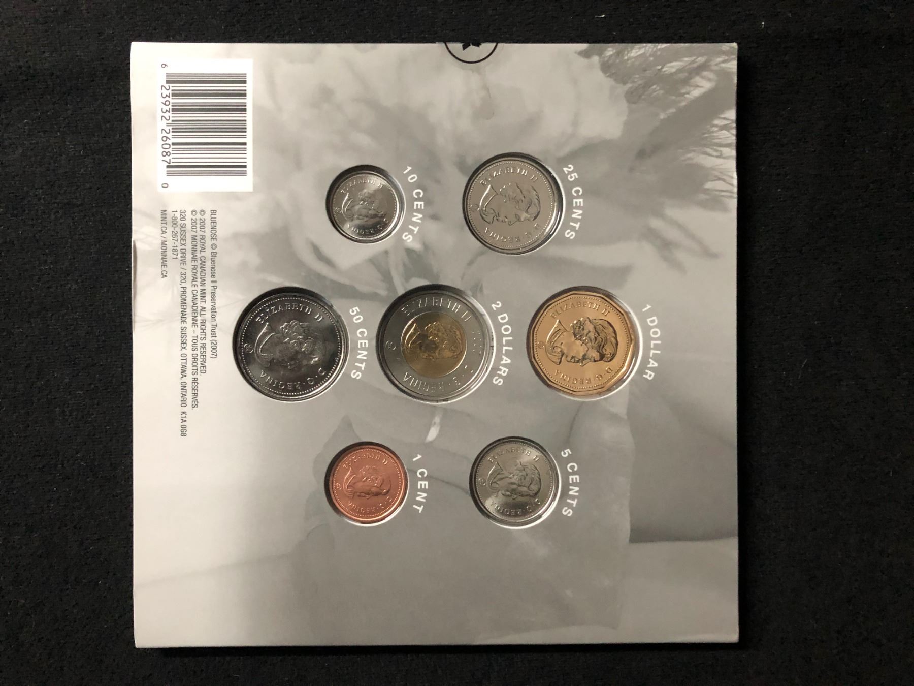 2007 ROYAL CANADIAN MINT COMMEMORATIVE COIN SET