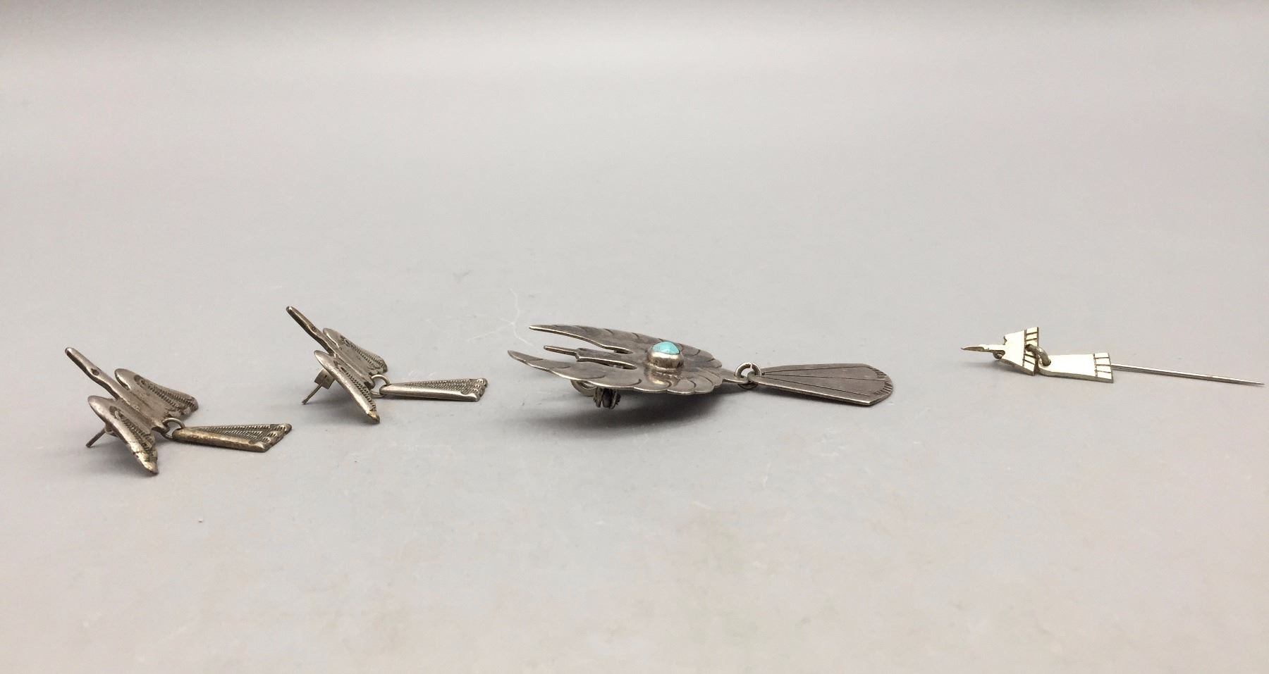 Group of Vintage Waterbird Design Jewelry