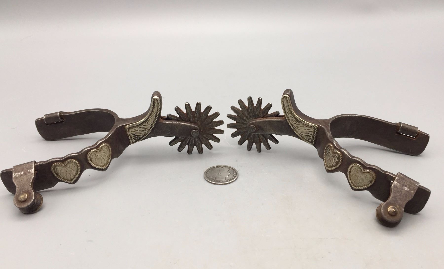 RARE! Robert L. Causey Spurs