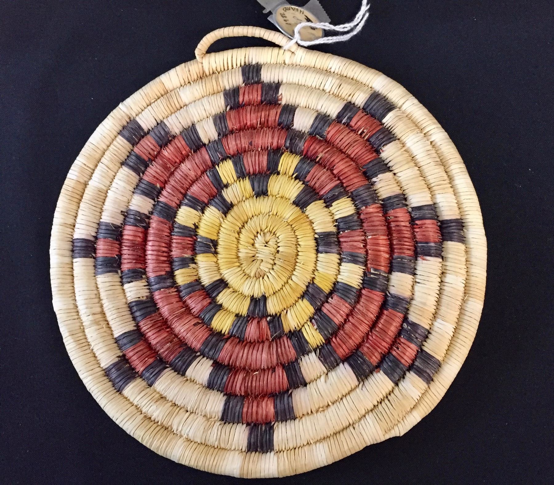 Hopi Coiled Plaque/Basket
