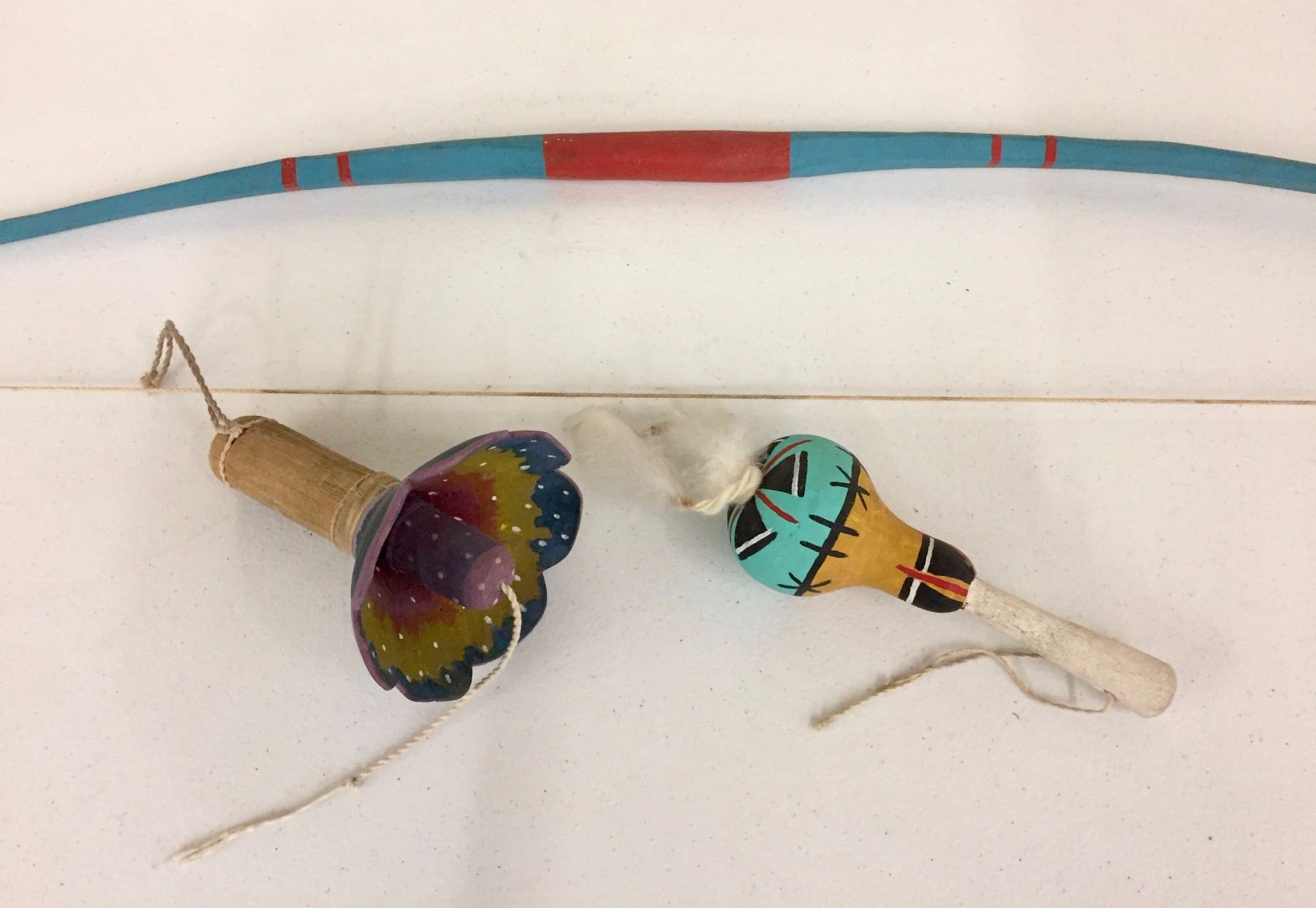 Hopi Bow and Rattles