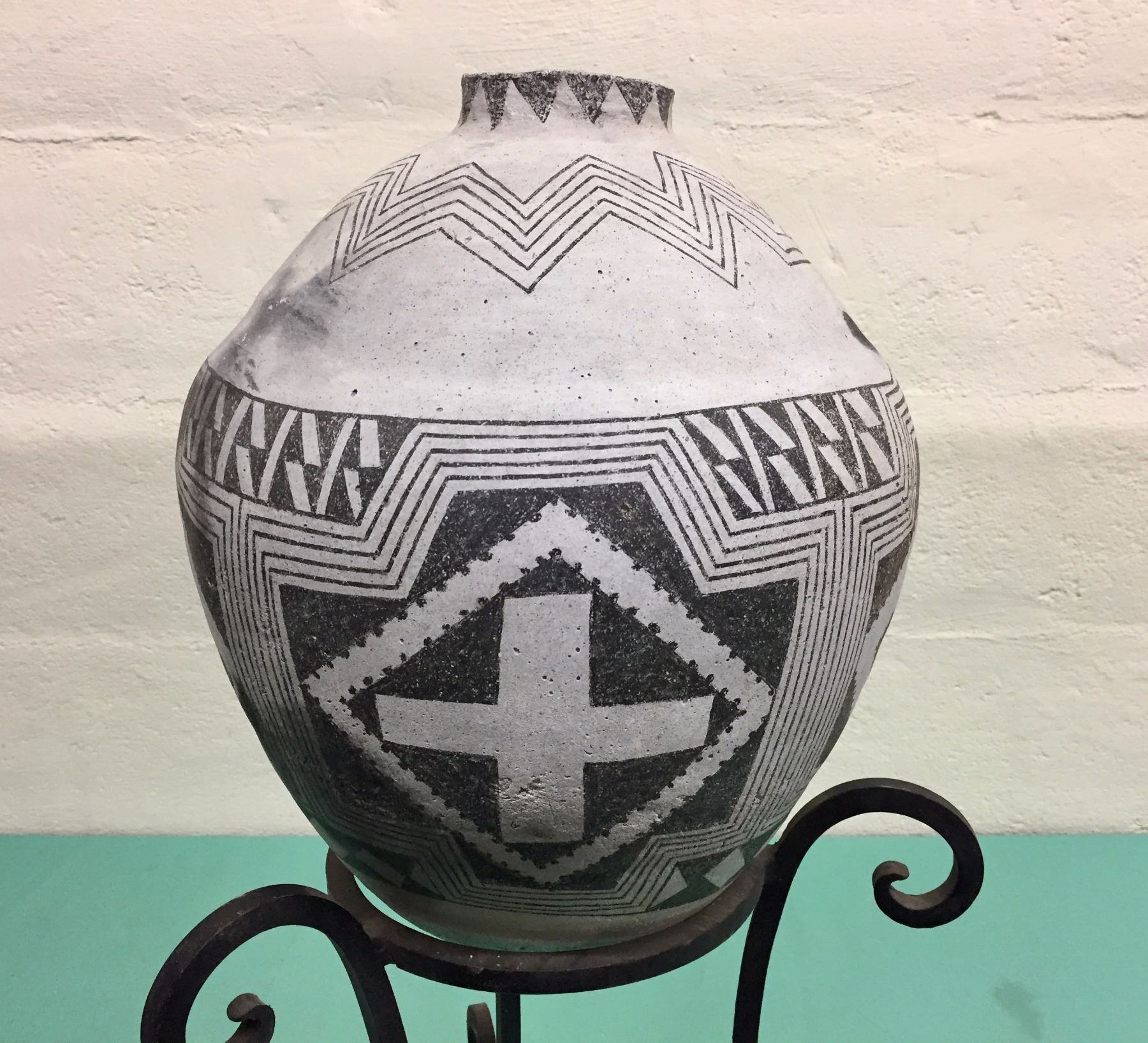 Prehistoric Red Mesa Pottery Olla