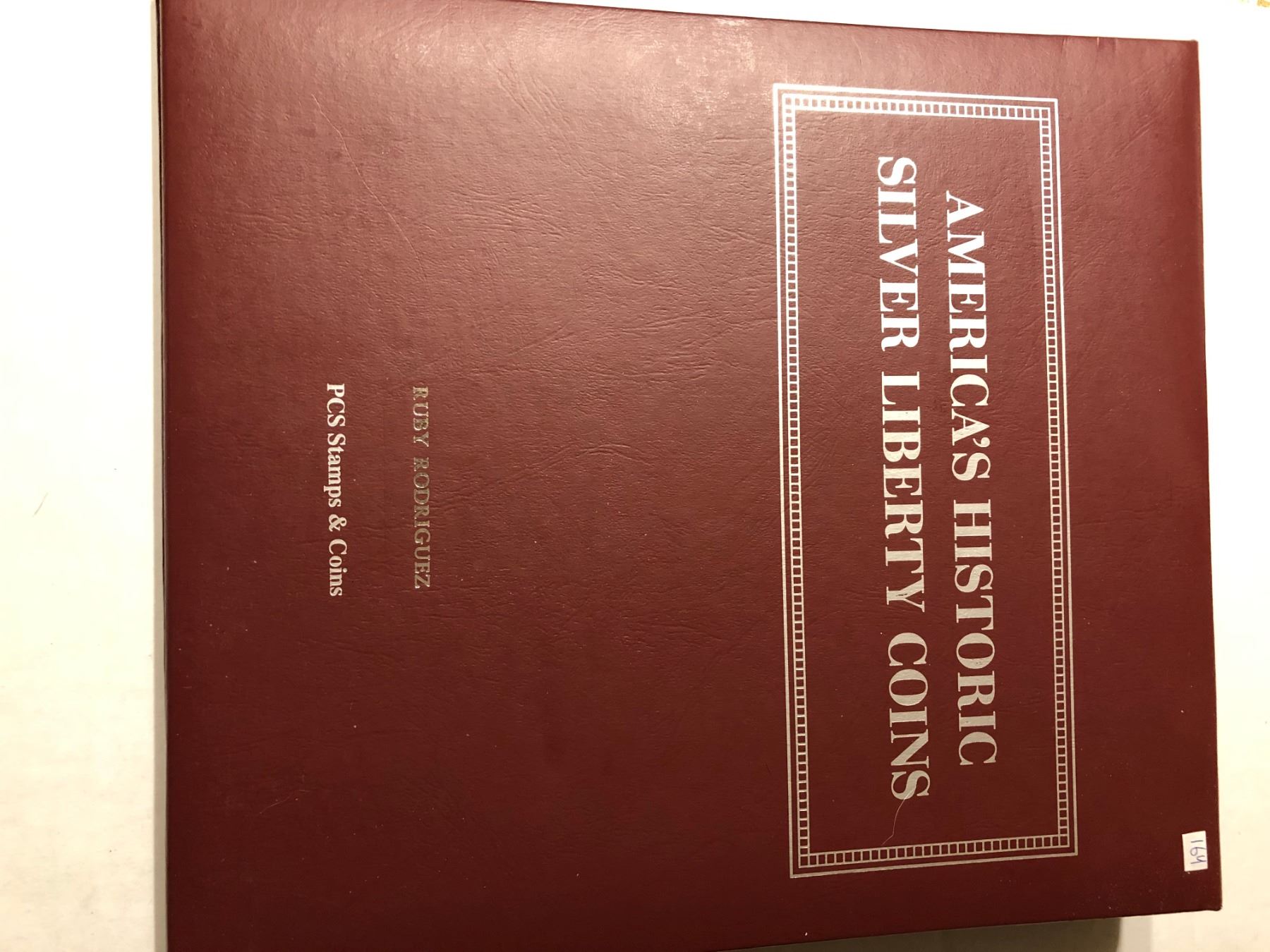 American Silver Liberty Coins Binder with Sheets Like New