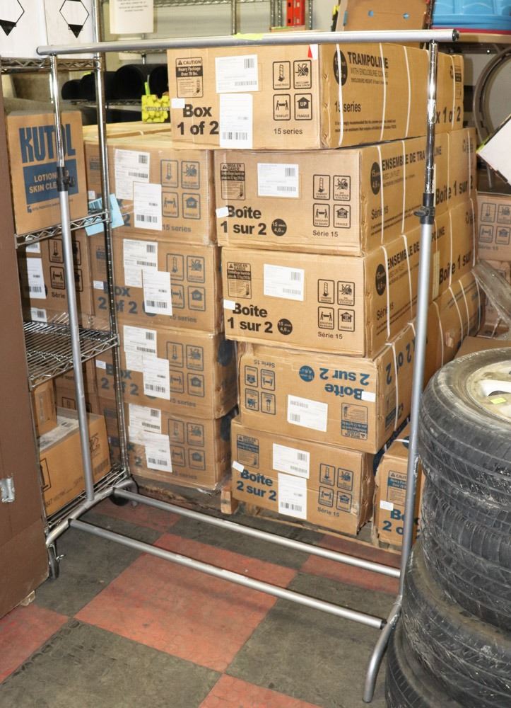 PORTABLE STAND ALONE CLOTHES RACK