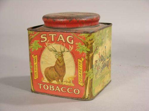 Stag Tobacco Tin