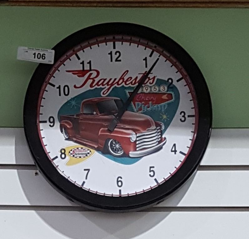 RAYBESTOS DEALERSHIP CLOCK