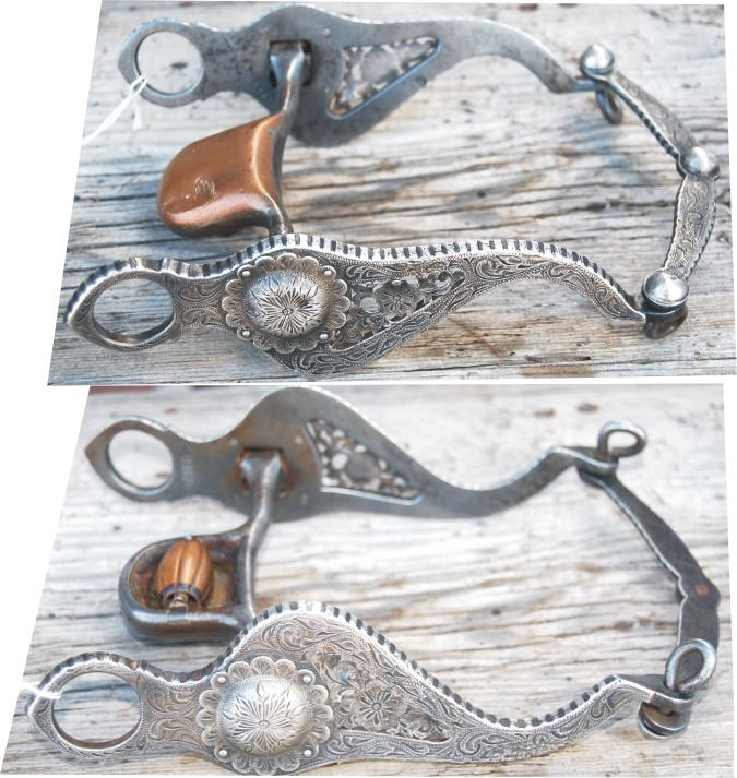 fleming silver overlaid filigree bit