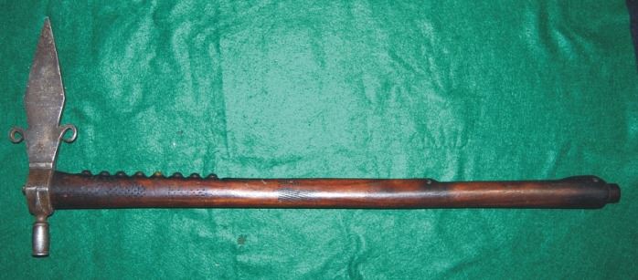 Indian spontoon pipe hawk