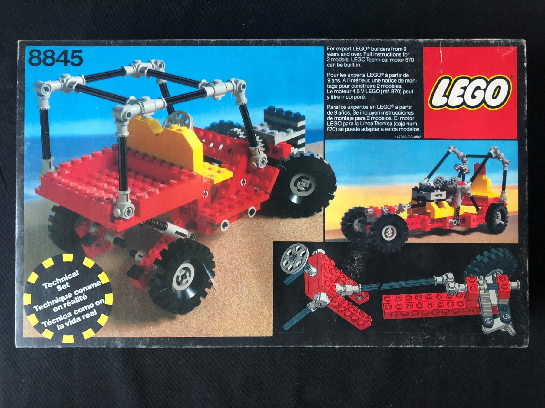 Vintage Lego Expert Building Set #8845 W/ Original Box (RARE)