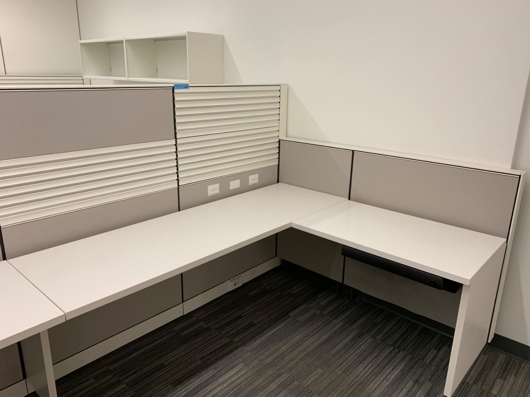 2 x Herman Miller Work Stations w/ Wall