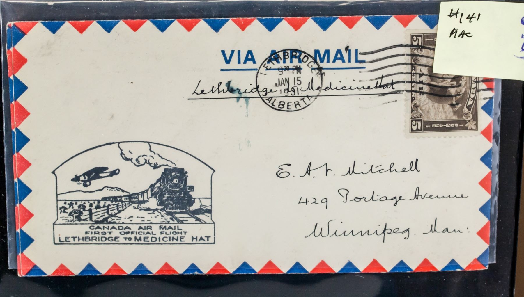 1929-1946 Canada Extremely Rare Air Mail Envelopes