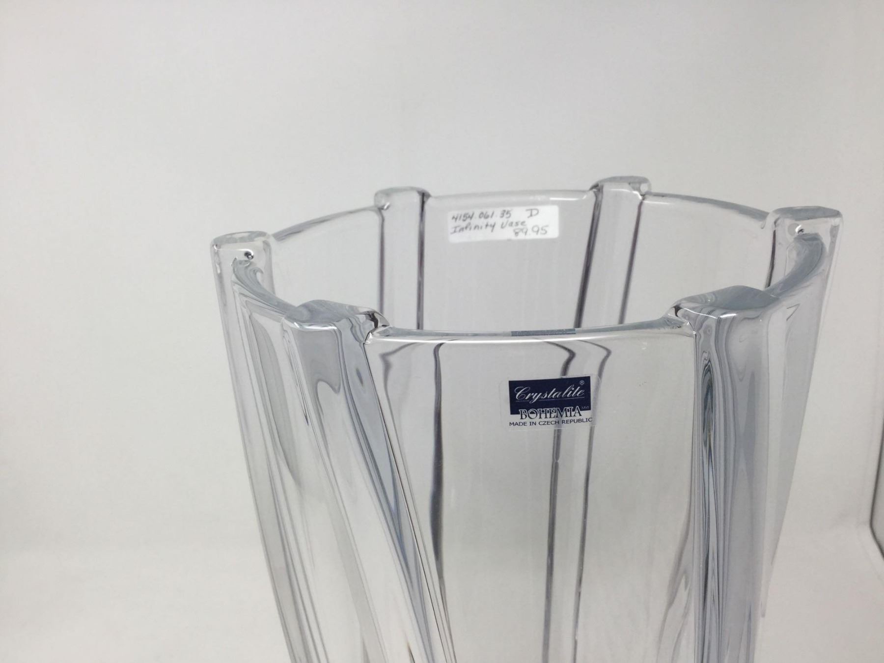 Crystalite by Bohemia Infinity Vase